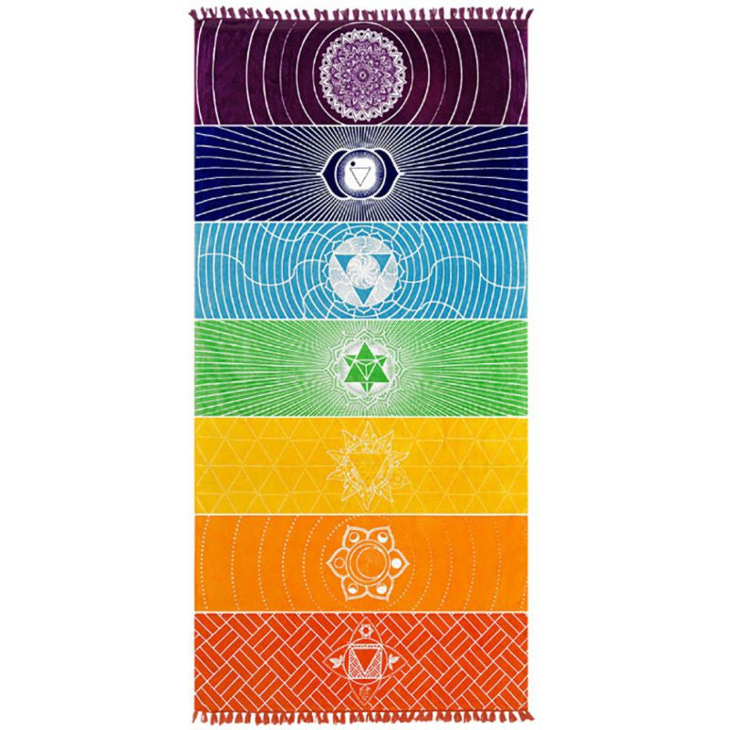 Feed Your Chakras Towel 100% cotton woven Giveaway – Family Spin