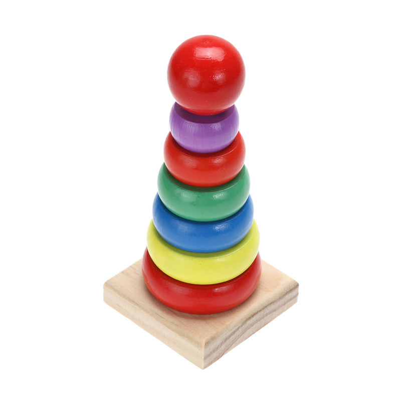 Wooden Stacking Ring Tower – Family Spin