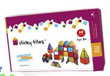 Clicky Tiles® - Premium Set - 60 Pcs – Family Spin